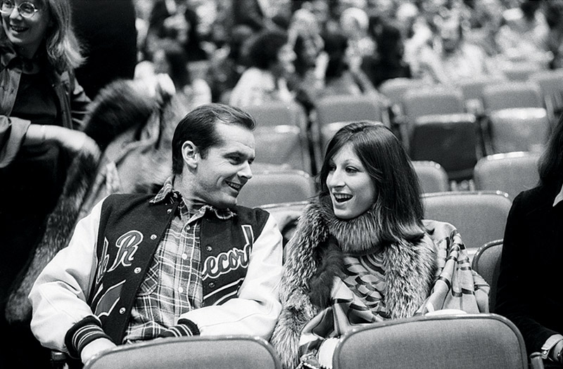 Jack Nicholson & Anjelica Huston, MSG, NYC, 1974