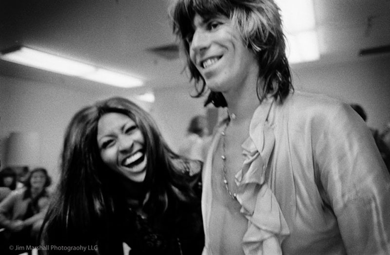 Keith Richards & Tina Turner Backstage, The Forum, Los Angeles, 1972 ...