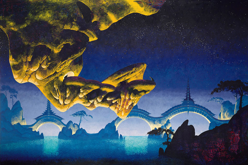 Asia, Aria Album Cover - Bridges, 1994 Artwork | San Francisco Art Exchange