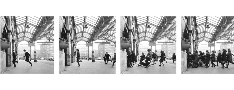 The Beatles, A Hard Day's Night Train Station Montage, 1964