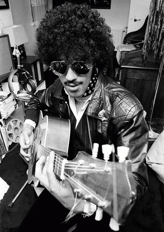 Phil Lynott of Thin Lizzy with Guitar, London, 1976 | San Francisco Art ...
