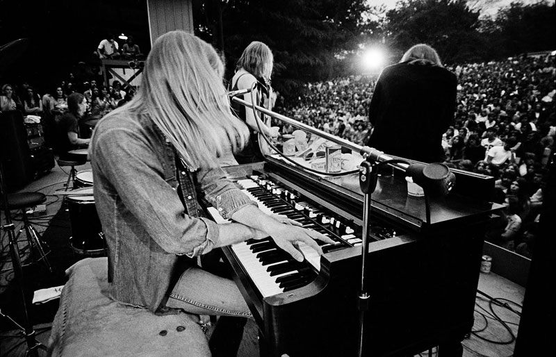 The Allman Brothers Band Performing, Overton Park Shell, Memphis, TN ...