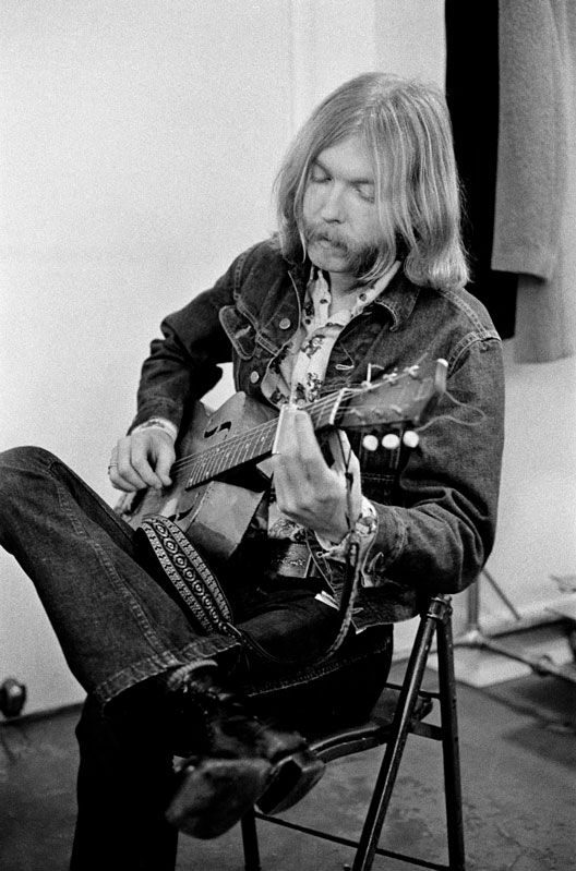 Duane Allman Backstage at Berkeley Community Theater, Berkeley CA ...