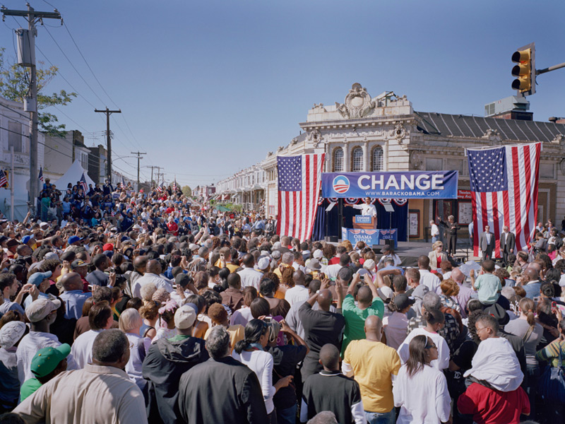 Barack Obama, Change We Need Rally, Philadelphia, PA, 2008 | San ...