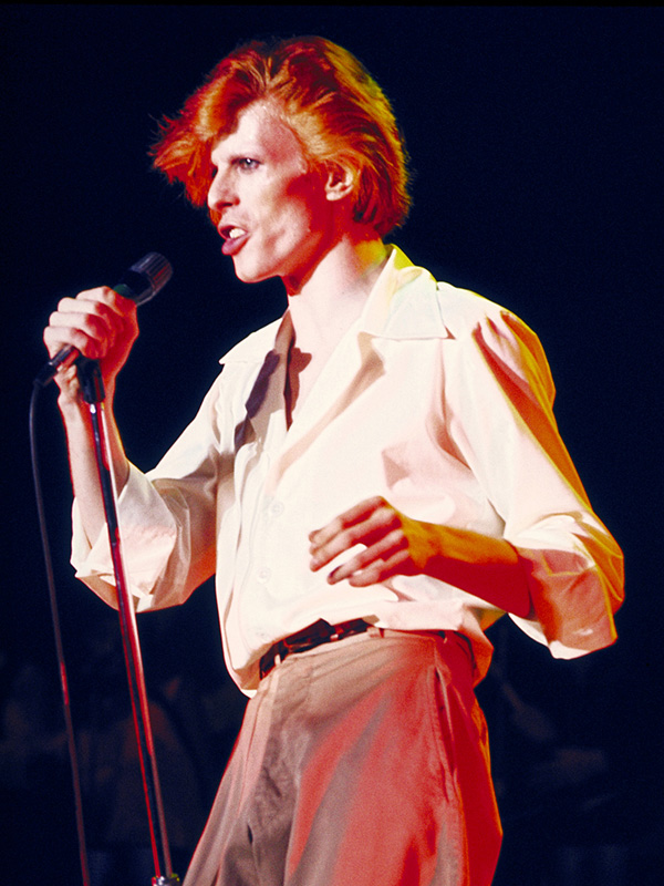 David Bowie Singing, Boston Music Hall, 1974 (Color) | San Francisco ...