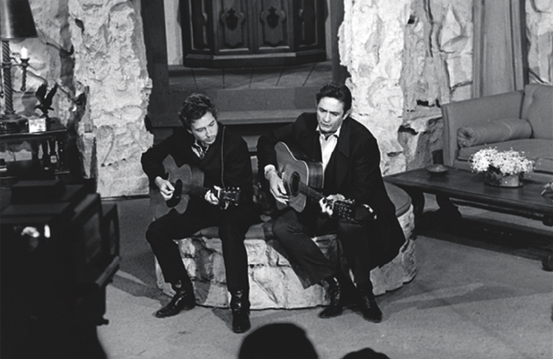 Johnny Cash and Bob Dylan, Performance, 1969 | San Francisco Art Exchange