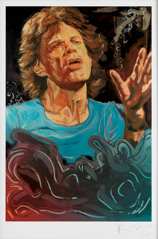 The Blue Smoke Suite - Mick Jagger, 2012 - Paper Artwork | San ...