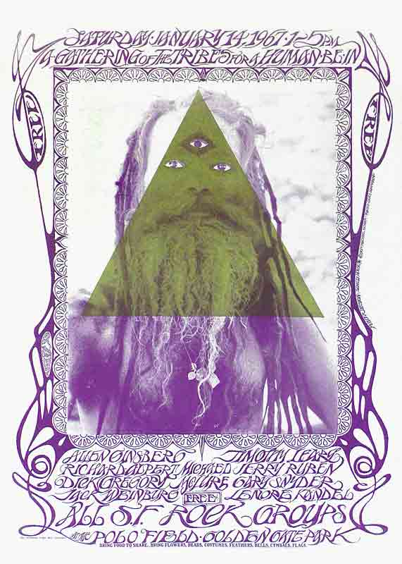 The Human Be In Poster Print, 1967