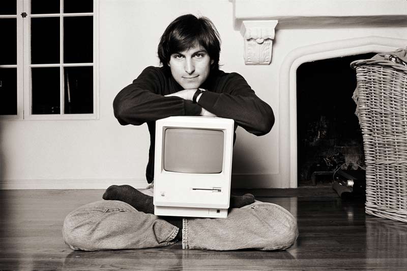 Steve Jobs, Woodside 1984, “Mac on Lap Classic” | San Francisco Art ...