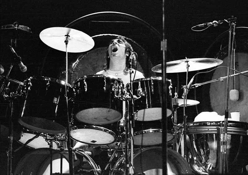Keith Moon on Drums, Odeon Cinema, Newcastle, 1973 | San Francisco Art ...