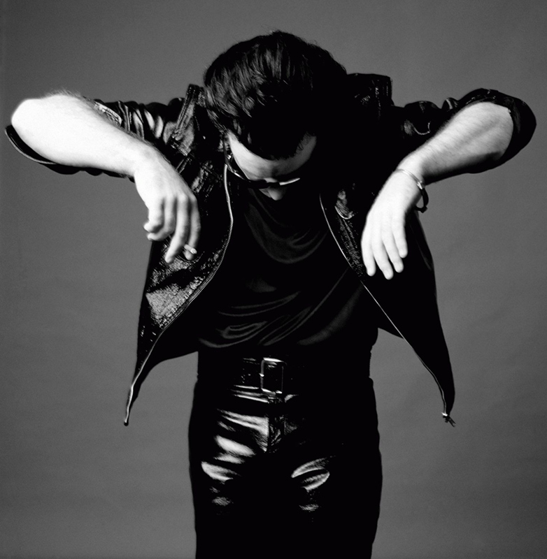 Bono Studio Portrait, Head Down, Los Angeles, 1992