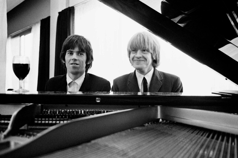 Keith Richards and Brian Jones at the Piano, 1965 | San Francisco Art ...