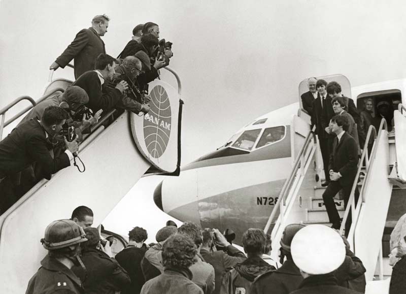 The Beatles Departing Heathrow, February 1964 | San Francisco Art Exchange