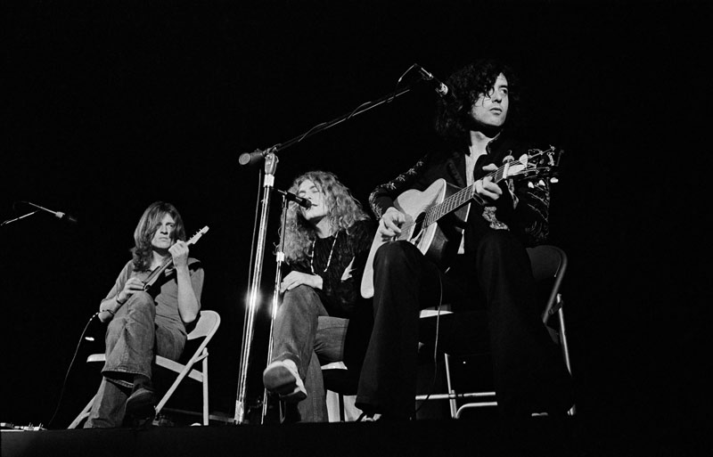 Led Zeppelin, Acoustic Set, LA, 1971 | San Francisco Art Exchange