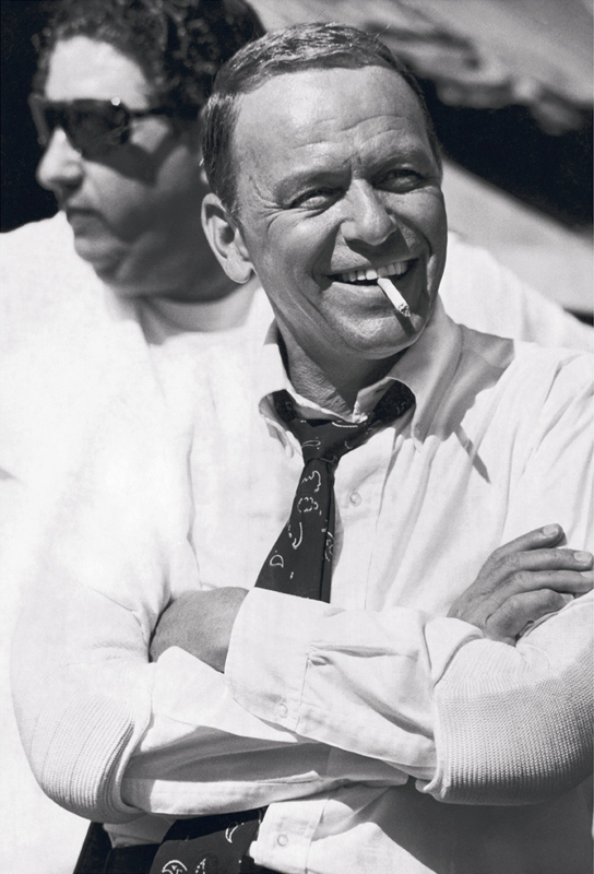 Frank Sinatra Smiling, On the Set of The Lady in Cement, 1968 | San ...